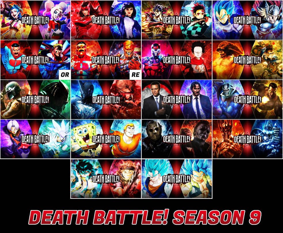 Death Battle! Season 9 by Techno3456 on DeviantArt Death Battle! Season 9 by Techno3456 on DeviantArt
