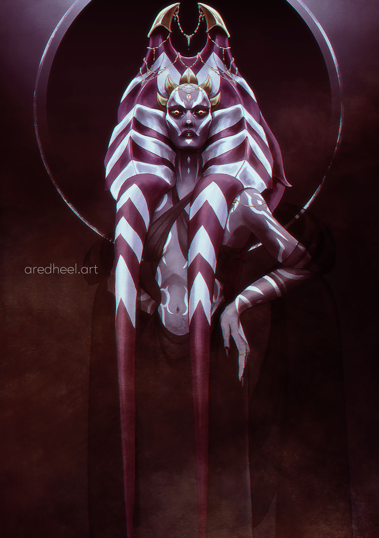 Togruta Sith Lady by AredheelArt on DeviantArt Togruta Sith Lady by AredheelArt on DeviantArt