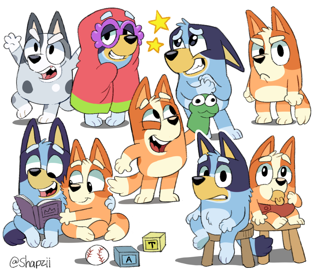 Bluey By Shapsi On Deviantart