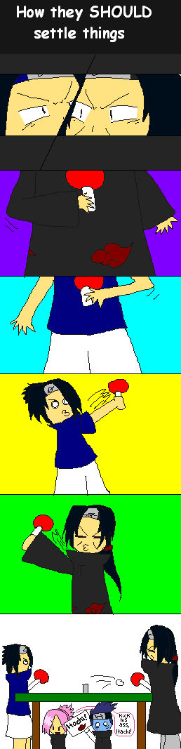 How they SHOULD settle things by explodingcrayon93 on DeviantArt