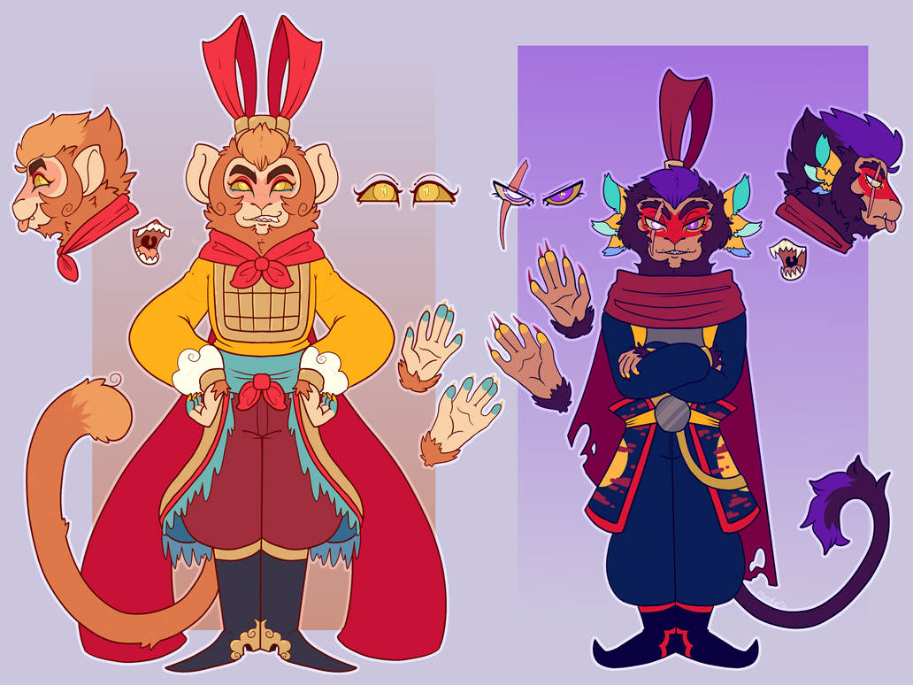 Hc Wukong And Macaque Lmk By Maskarie On Deviantart