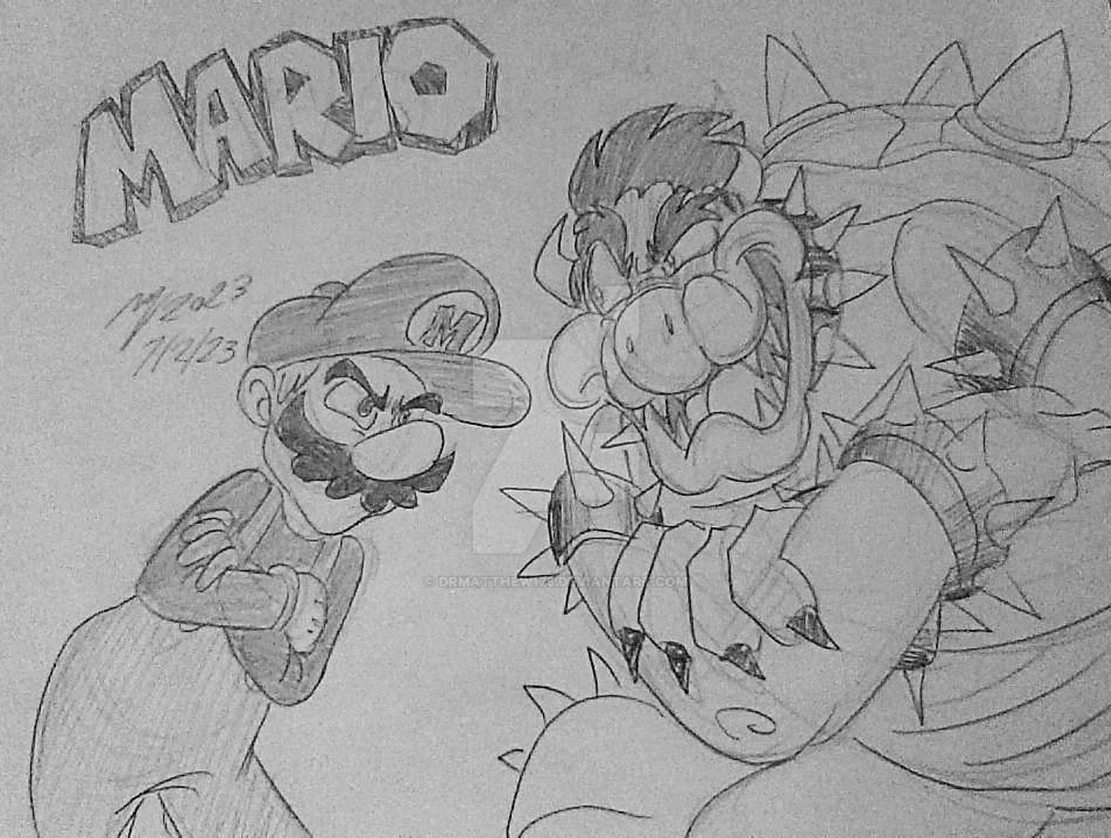 Mario Vs Bowser By Drmatthew178 On Deviantart