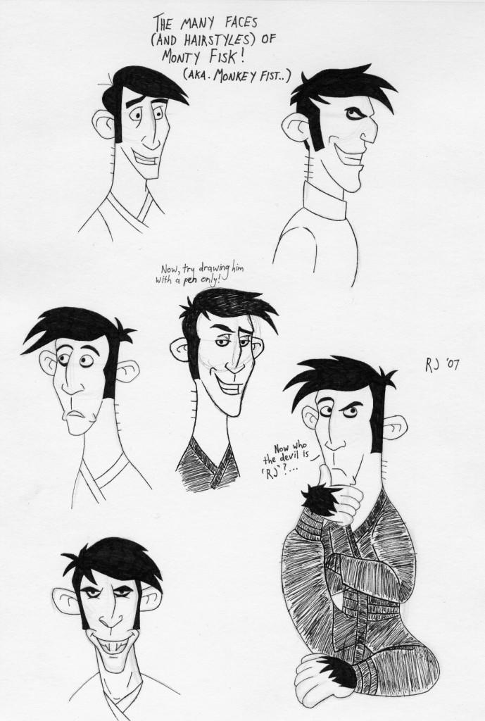 The Many Faces of Monty Fisk by Kordyne on DeviantArt