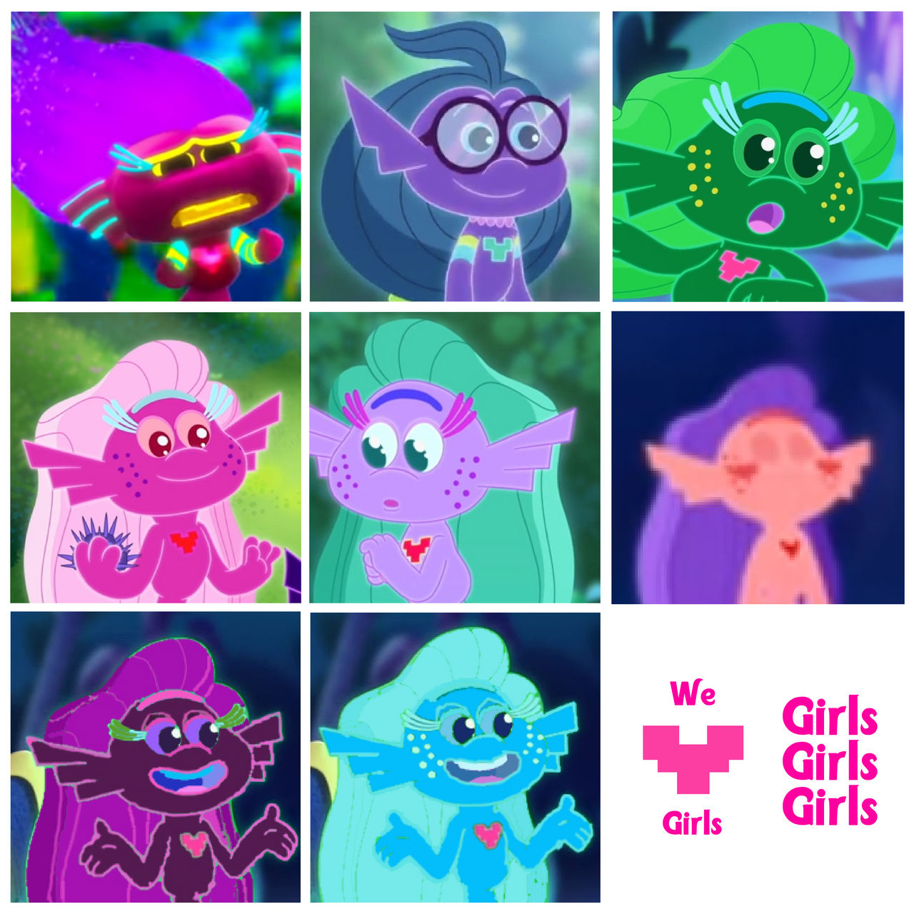 The Girls Of The Techno Trolls By Trollpediareserved3 On Deviantart