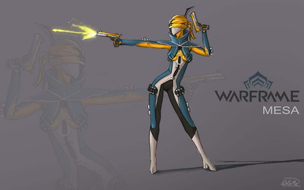 Mesa Warframe By Blamo On Deviantart
