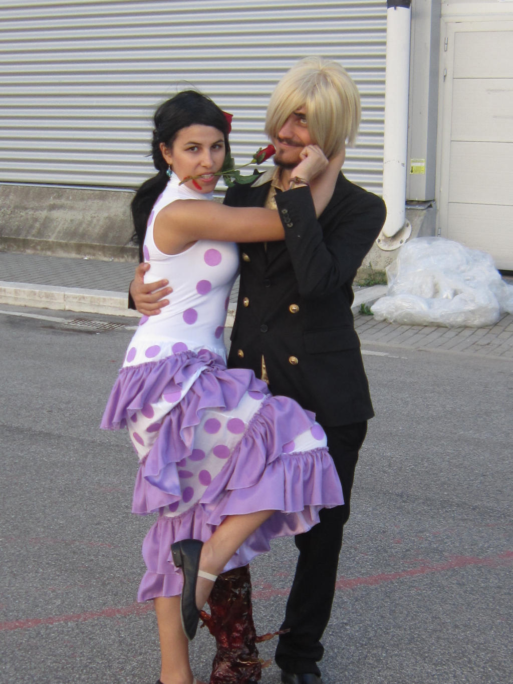 Violet And Sanji By Jessica Chwan01 On Deviantart
