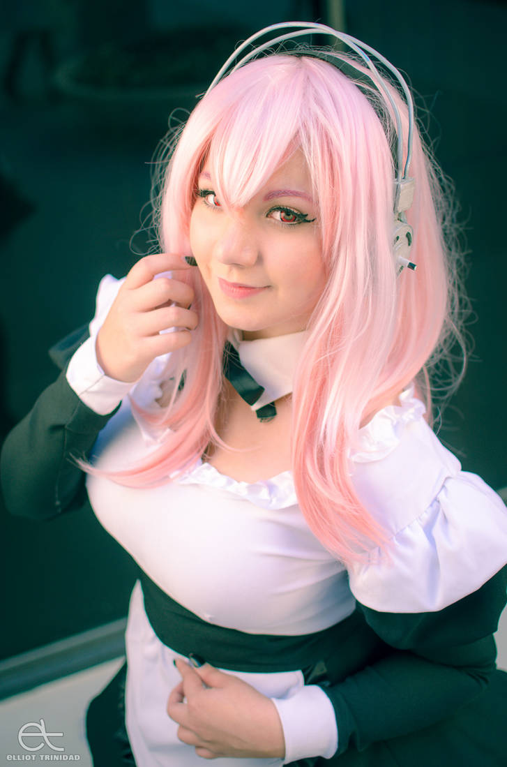 Super Sonico Maid Ver Super Sonico By Nameoftheyear On Deviantart