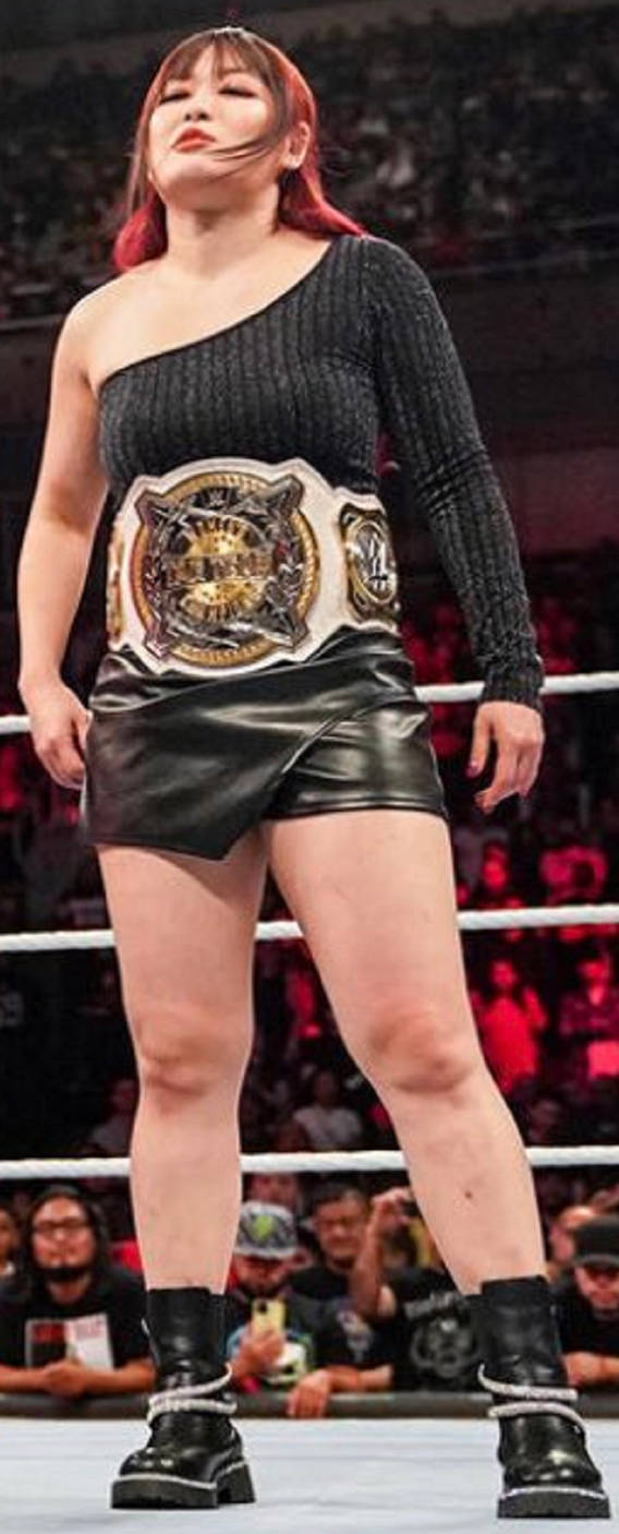 Iyo Sky Looking Sexy And Hot In Her Skirt On Raw 6 By Dragonmatt600 On Deviantart