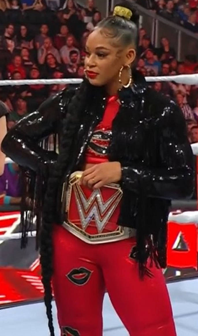 Bianca Belair Wearing Her Sexy Red Attire 10 By Dragonmatt600 On Deviantart
