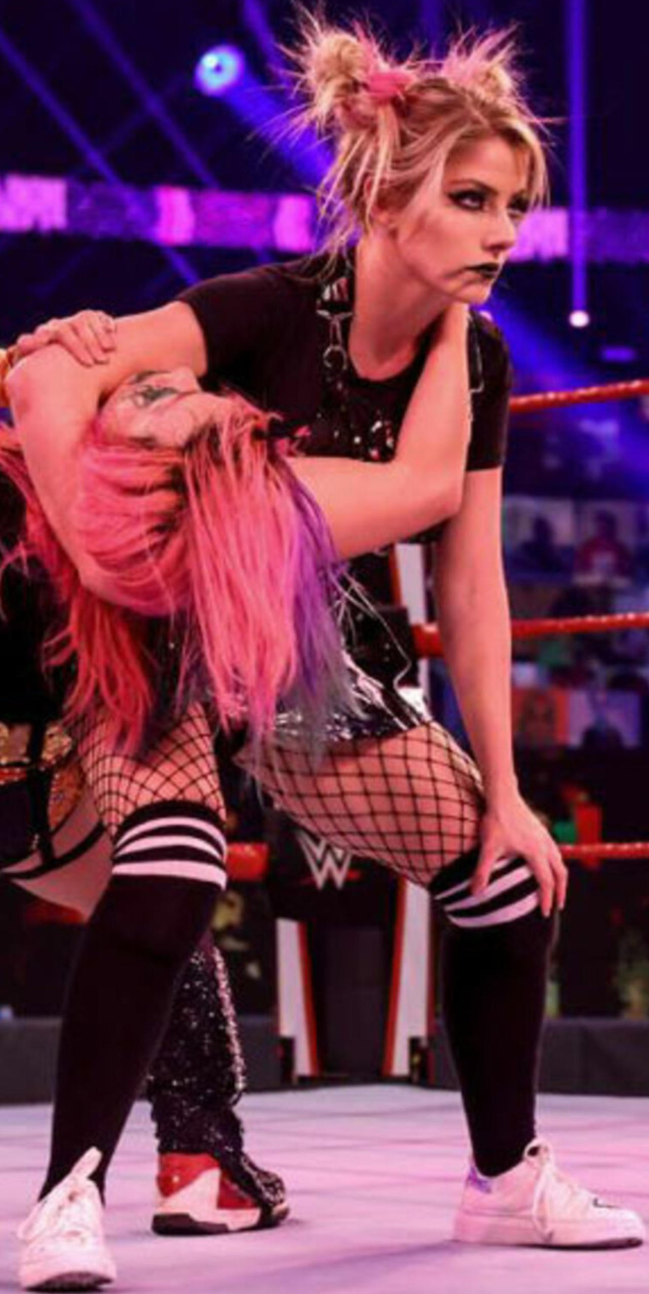 Evil Alexa Bliss Wearing Her Sexy Leather Dress 12 By Dragonmatt600 On