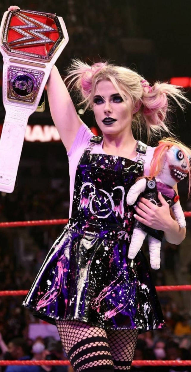 Evil Alexa Bliss Wearing Her Sexy Leather Dress By Dragonmatt600 On