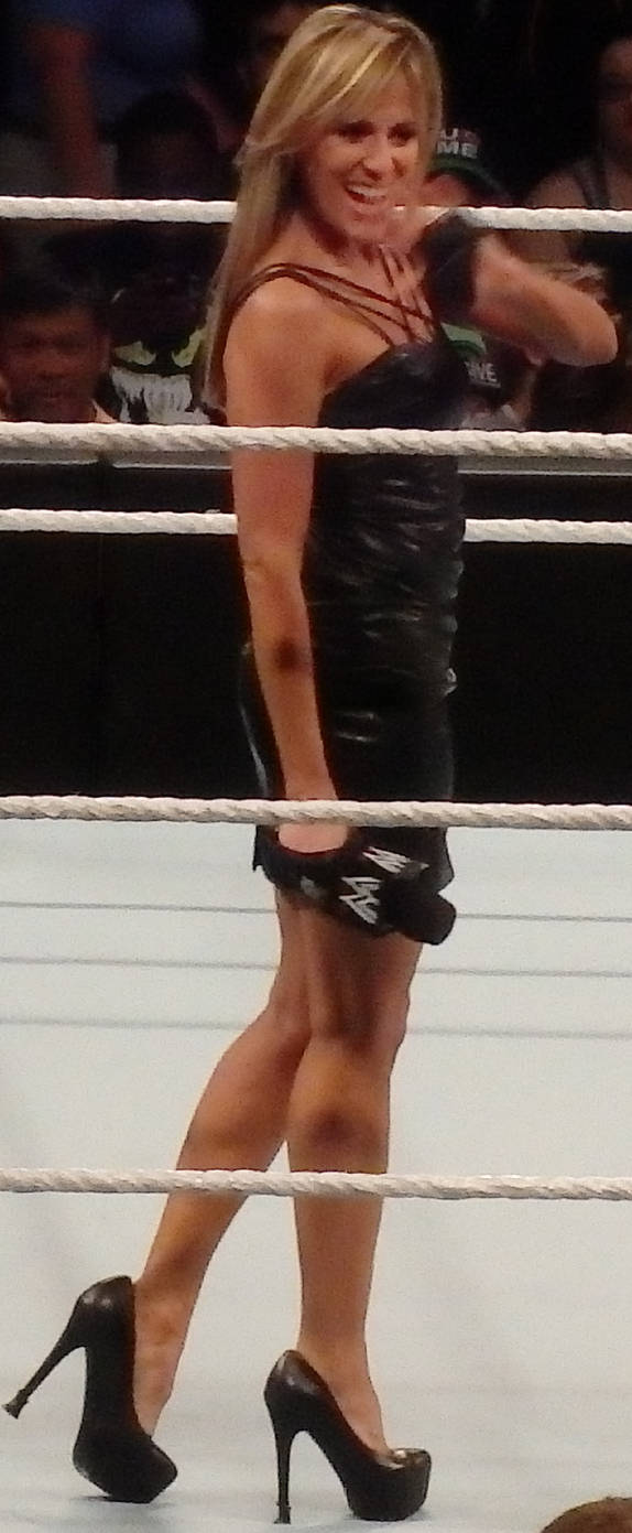 Lilian Garcia Wearing A Leather Mini Dress 3 By Dragonmatt600 On Deviantart