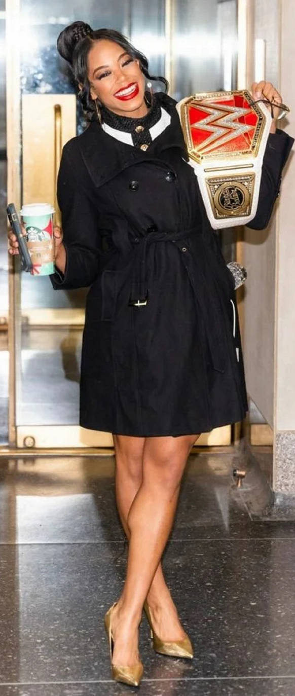 Bianca Belair Looking Sexy In Her Black Dress 2 By Dragonmatt600 On