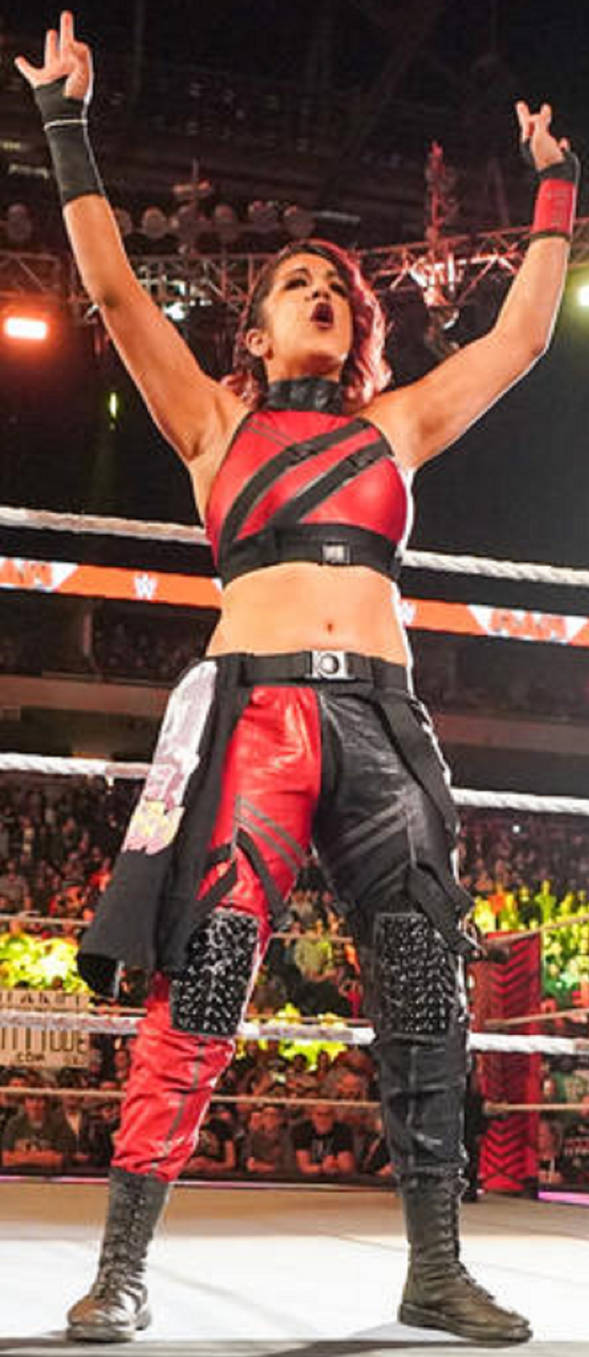 Bayley Wearing Her Sexy Red Ring Attire 1 By Dragonmatt600 On Deviantart