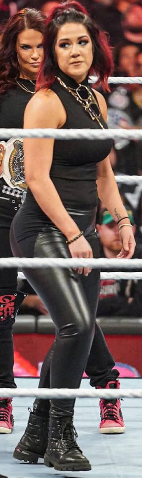 Bayley Looking Sexy On Raw In Leather 1 By Dragonmatt600 On Deviantart