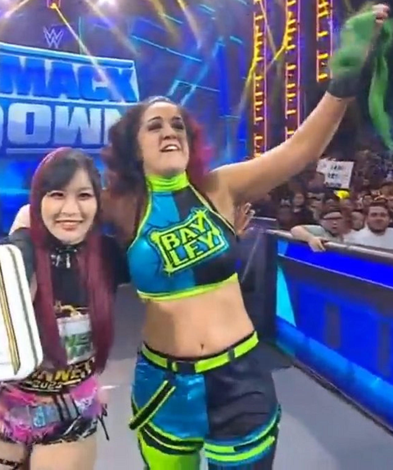 Bayley Wearing Her Sexy Mitb Attire On Smackdown 7 By Dragonmatt600 On