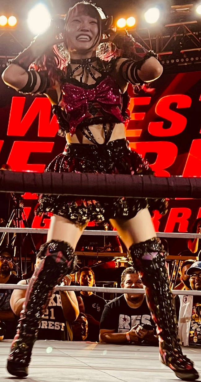 Maki Itoh Looking Fucking Sexy At Pwg20 2 By Dragonmatt600 On Deviantart