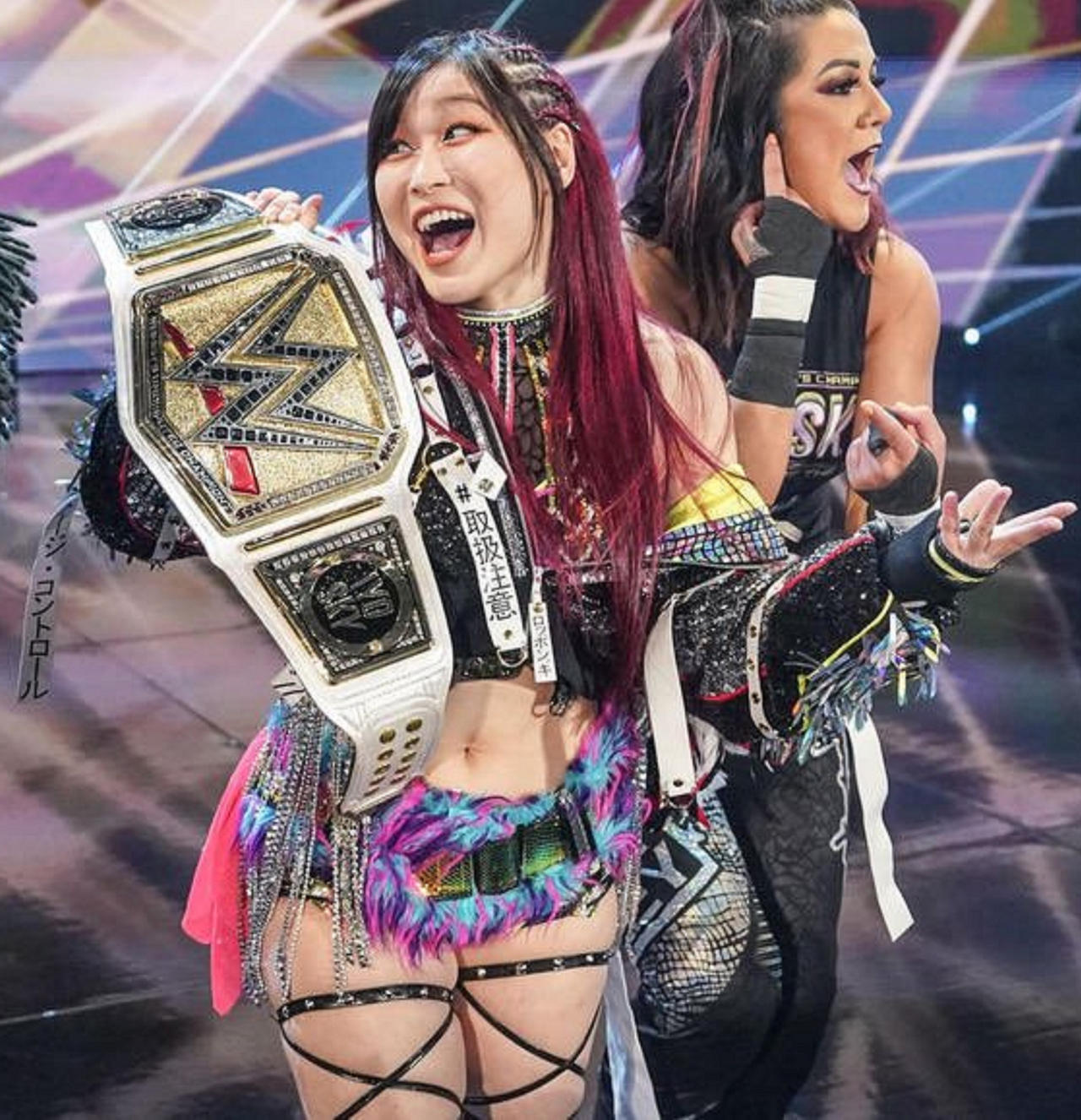 Iyo Sky Wearing Her Sexy Mitb Attire On Smackdown By Dragonmatt600 On