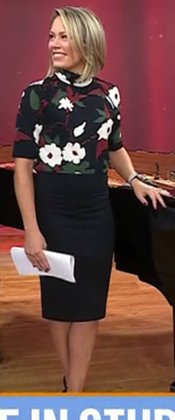Dylan Dreyer Wearing A Sexy Mini Black Skirt 1 By Dragonmatt600 On Deviantart