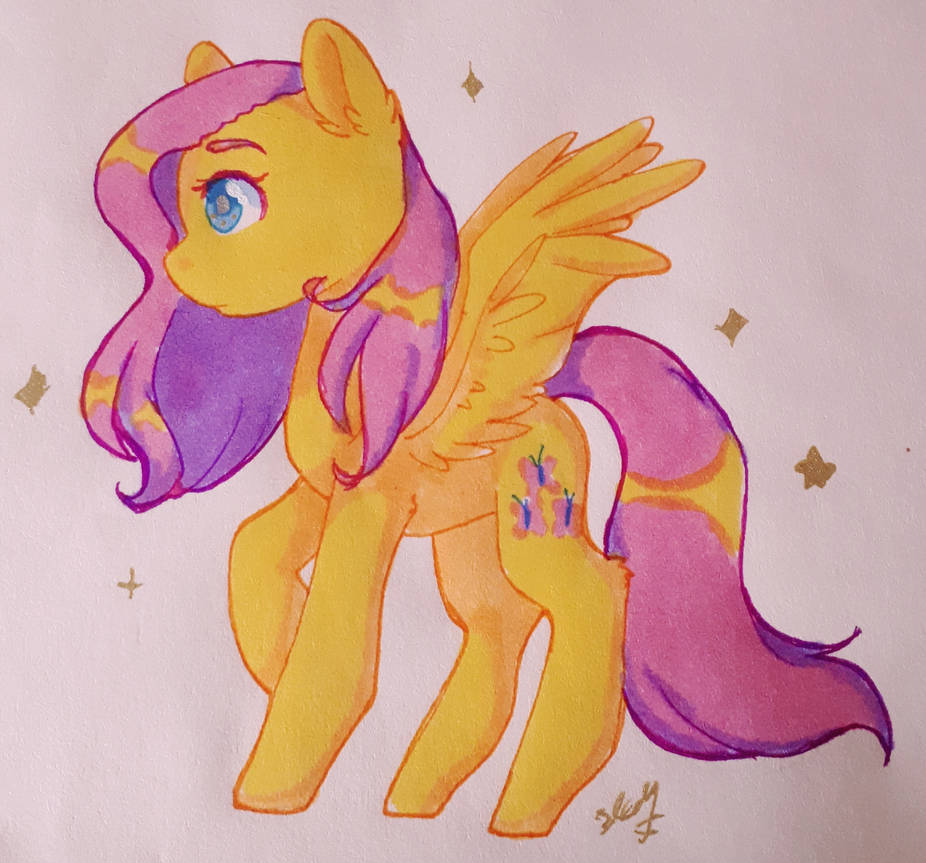 Fluttershy Mlp Fanart By Dark Drawz On Deviantart