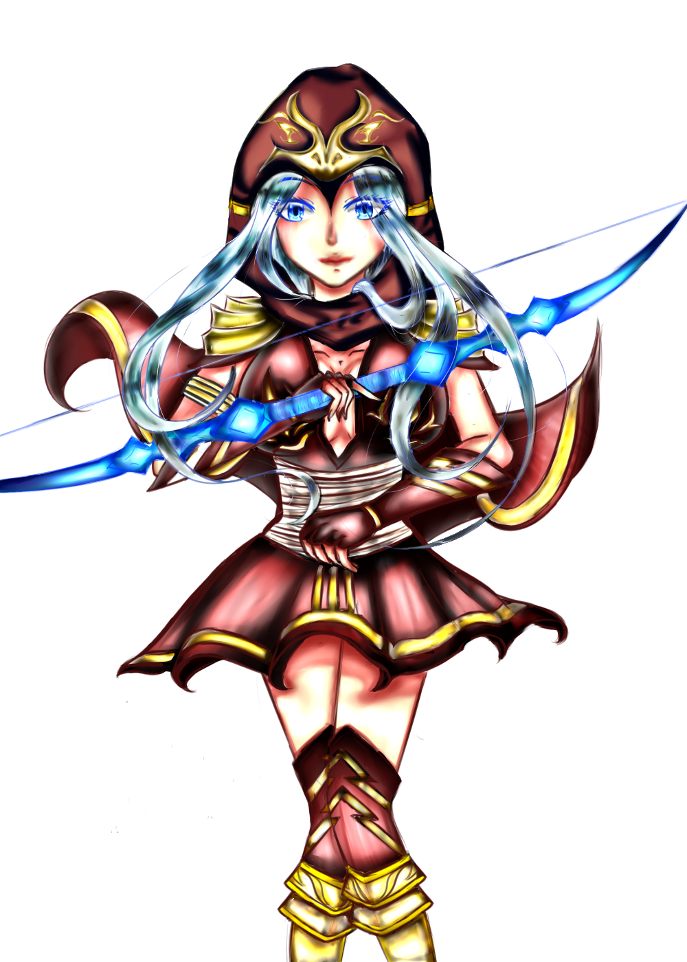 Ashe League Of Legends By Misaruring On Deviantart