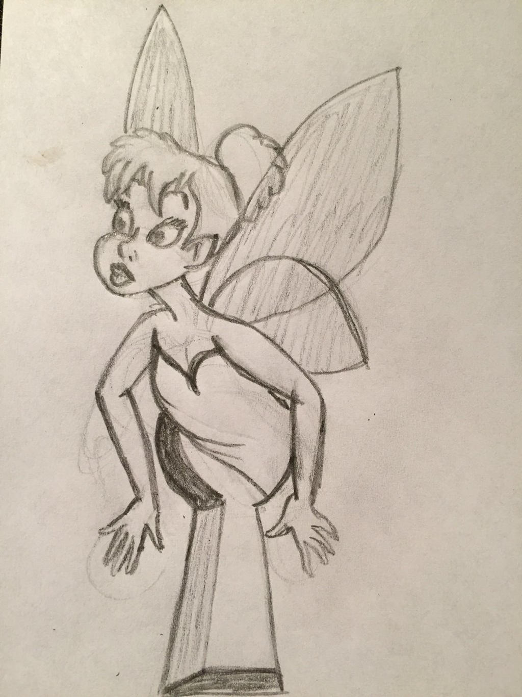 Tinkerbell Stuck By Webdevart On Deviantart
