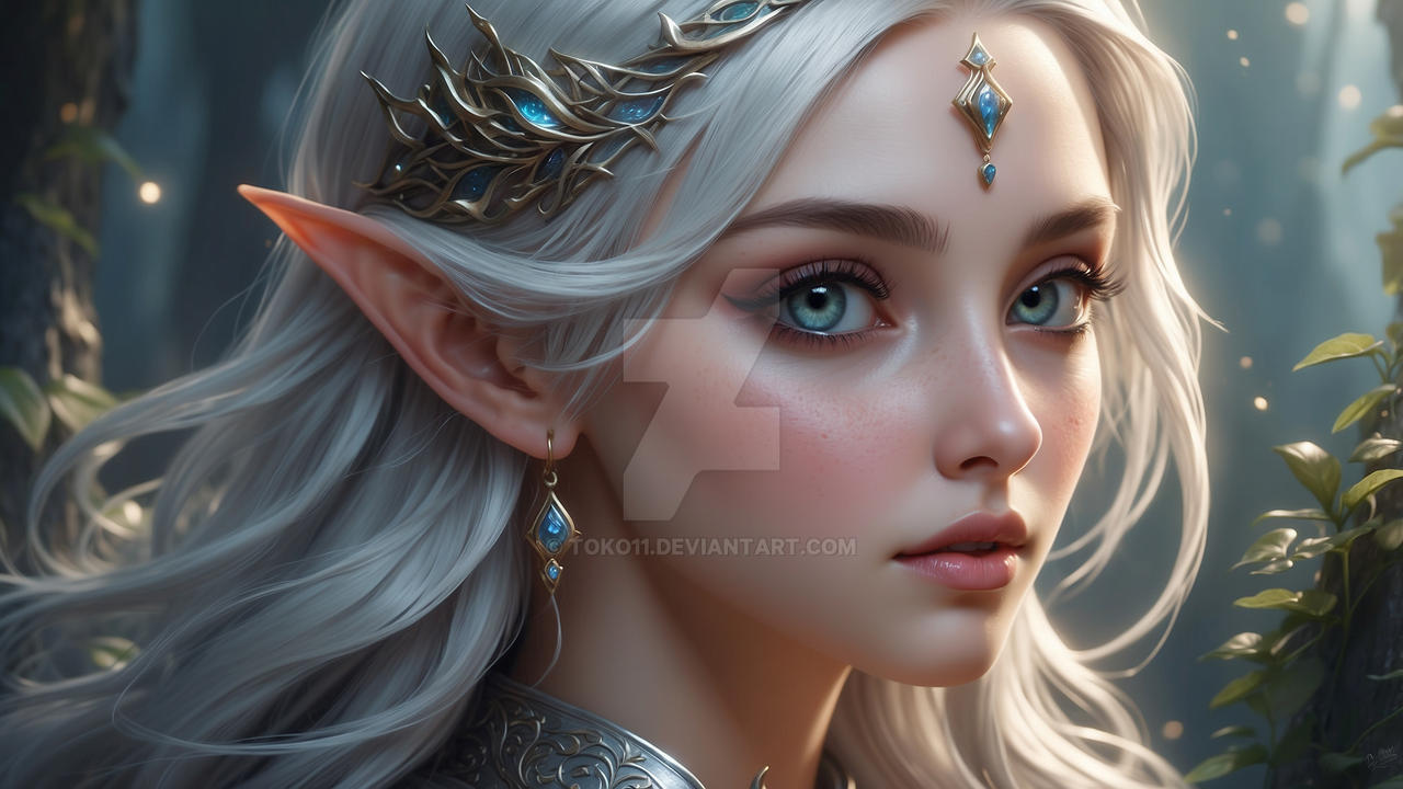 Elven Beauty By Toko11 On Deviantart