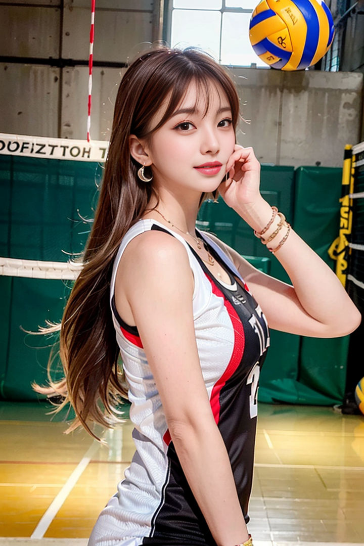 Beautiful Cute Asian Girl Volleyball By Sistarscoser On Deviantart