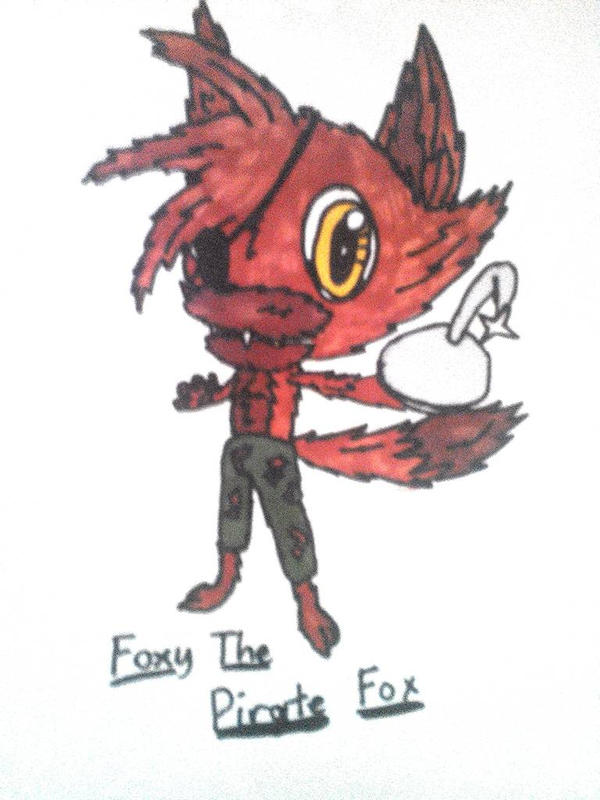 Cute Foxy The Pirate Fox Fnaf By Dansonic15 On Deviantart