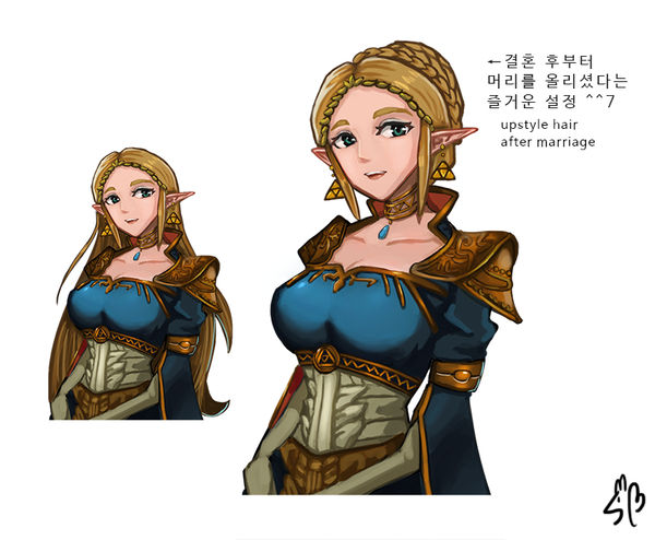 Queen Of Hyrule Zeldas Mother By Songban J On Deviantart