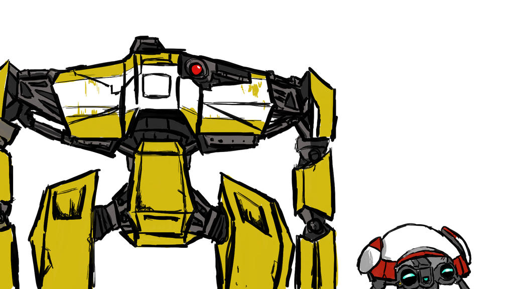 Loader Bot and Gortys by feelmymusk on DeviantArt Loader Bot and Gortys by feelmymusk on DeviantArt