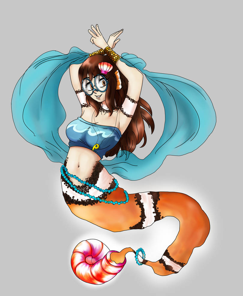 Commission Mermaid Genie By Tautha On Deviantart