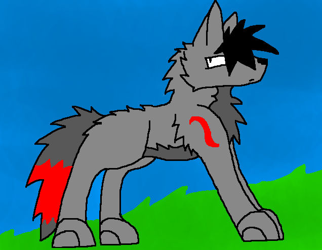 Emo Wolf Character By Catrumba On Deviantart