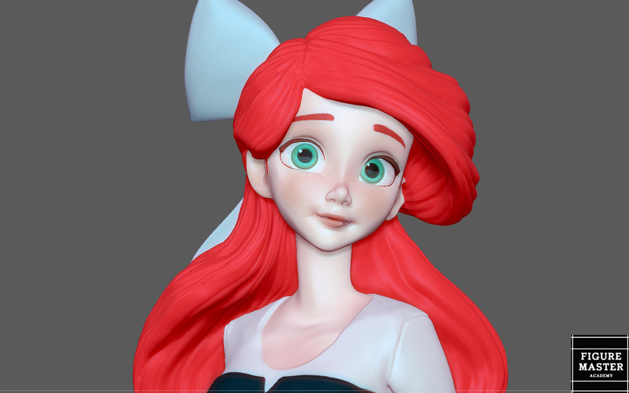 Ariel Blue Dress Little Mermaid Disney Princess By Figuremasteracademy On Deviantart
