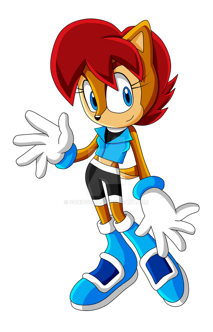 Sonic X Sally Redesign By Sonicguru On Deviantart