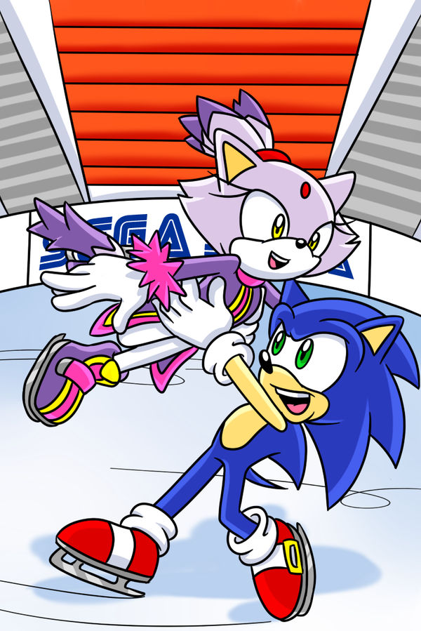 Sonaze Ice Skating By Sonicguru On Deviantart