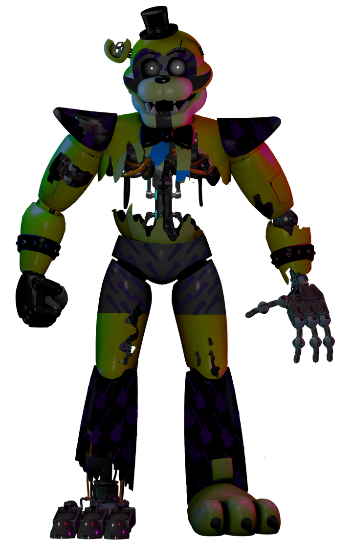 Shattered Glamrock Golden Freddy by Tooflless on DeviantArt Shattered Glamrock Golden Freddy by Tooflless on DeviantArt