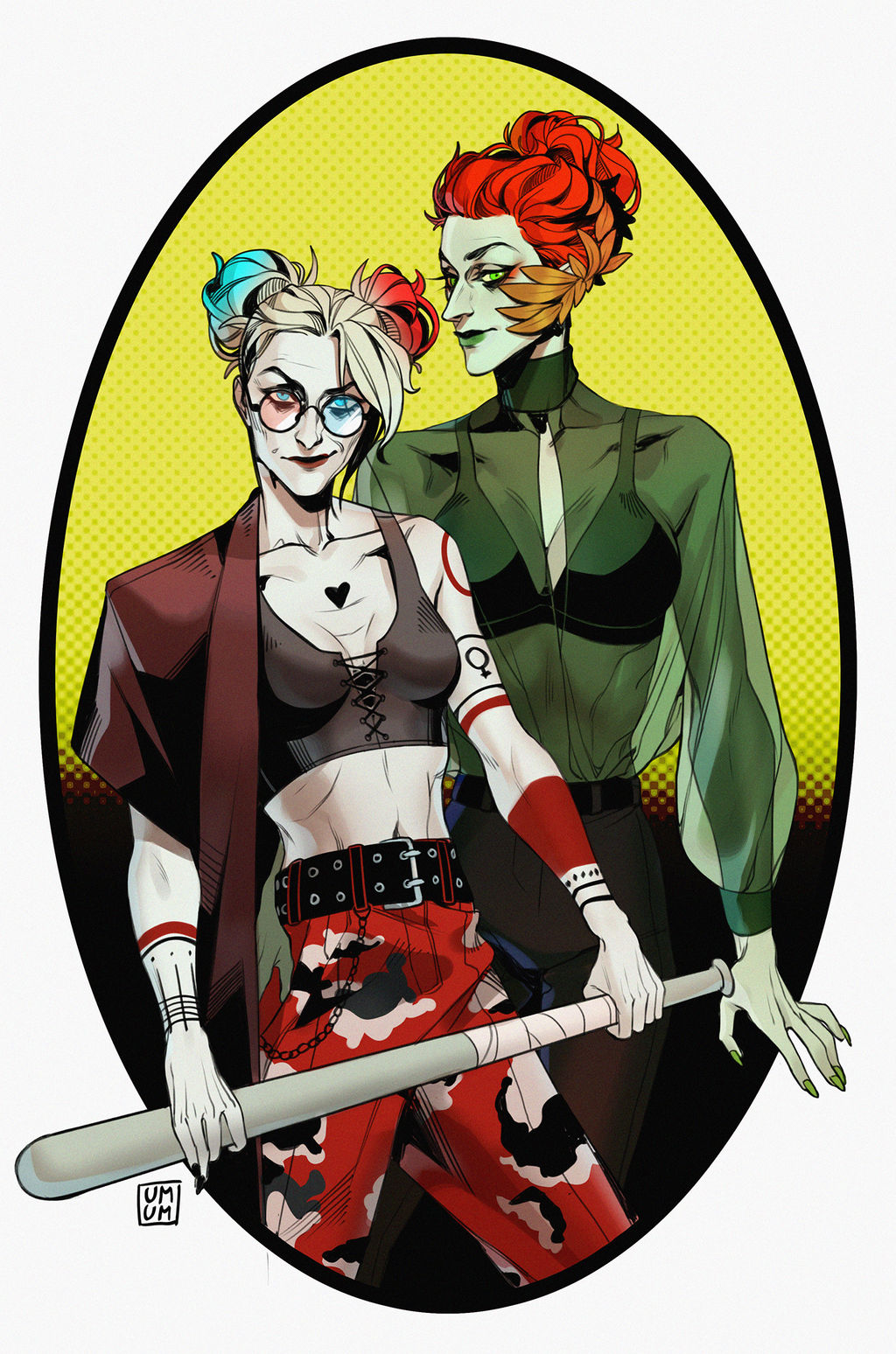 Harley Quinn And Poison Ivy By Ayumitsuji On Deviantart