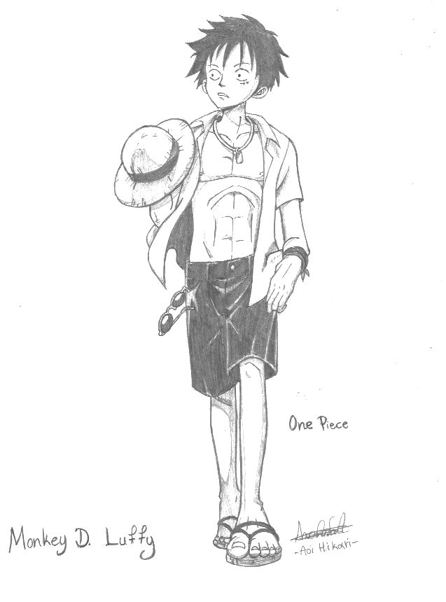 Mugiwara No Luffy By Fananestar99 On Deviantart