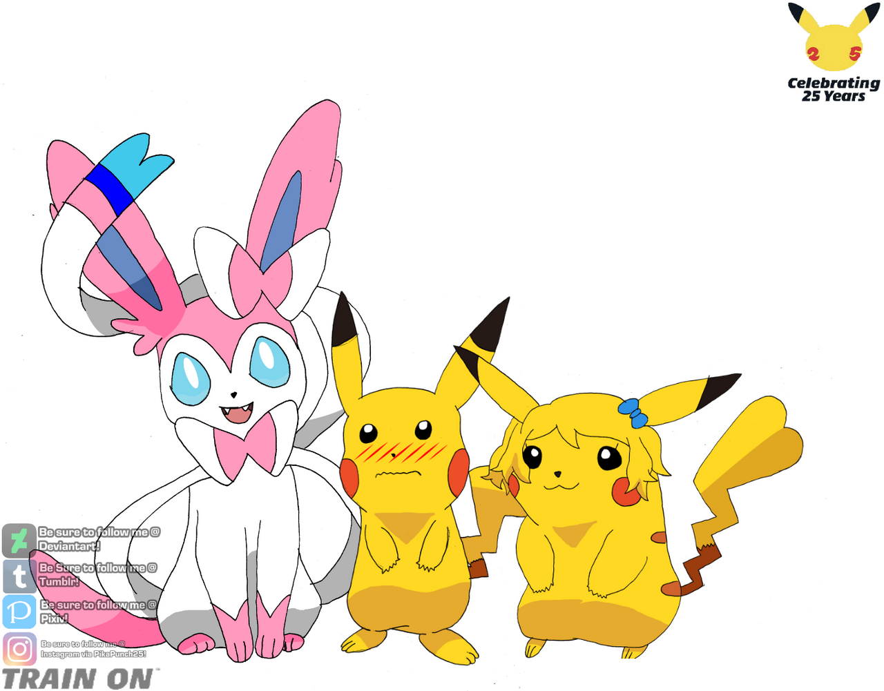 Ashs Pikachus Harem By Pikafan09 On Deviantart