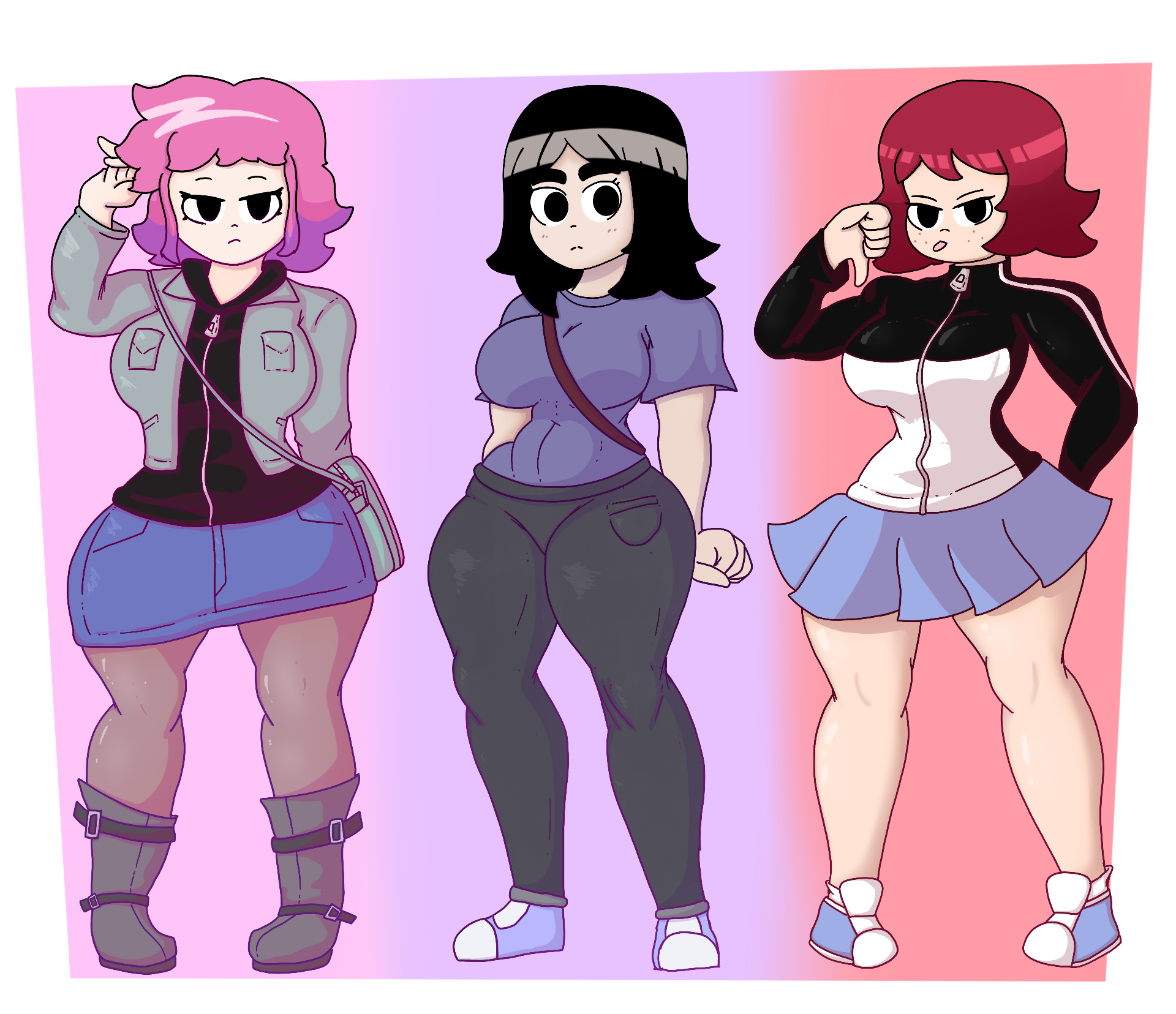 Scott Pilgrim Girls By Mimipunc On Deviantart