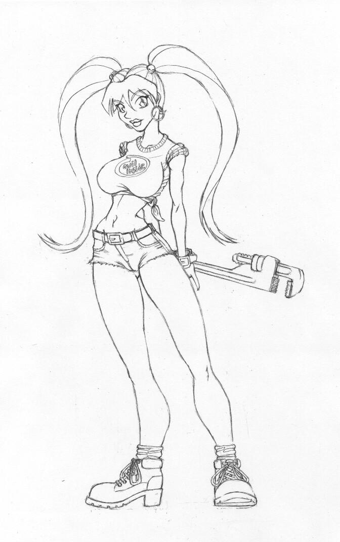 Paige Character Design By Artassassin On Deviantart
