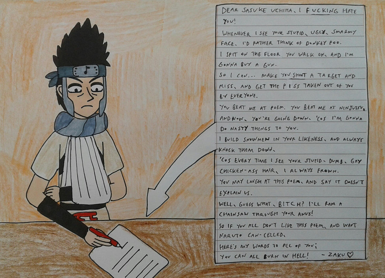 Zakus Poem To Sasuke By Belldandylover91 On Deviantart