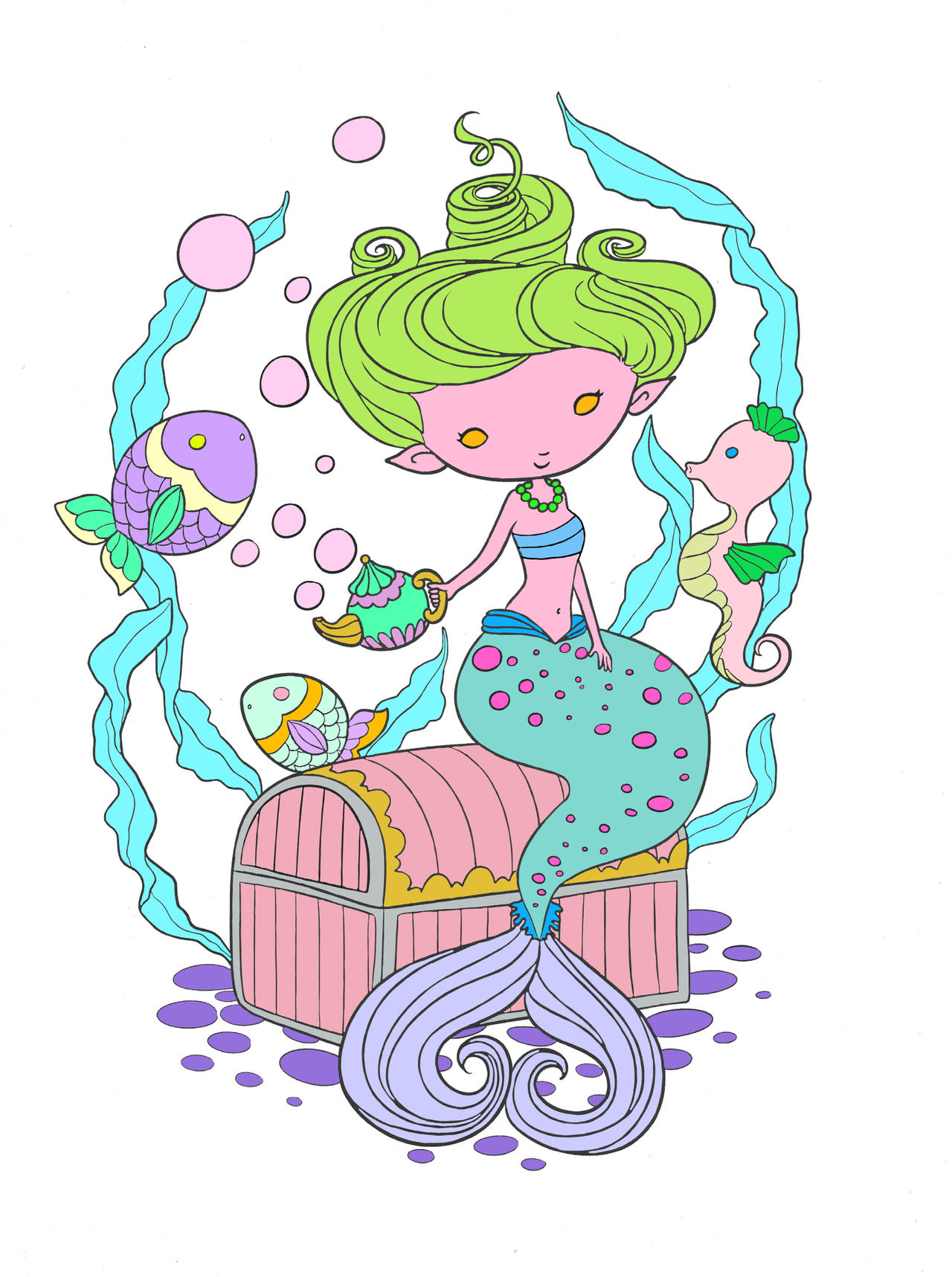 Underwater Tea Party By Semisweet0 On Deviantart