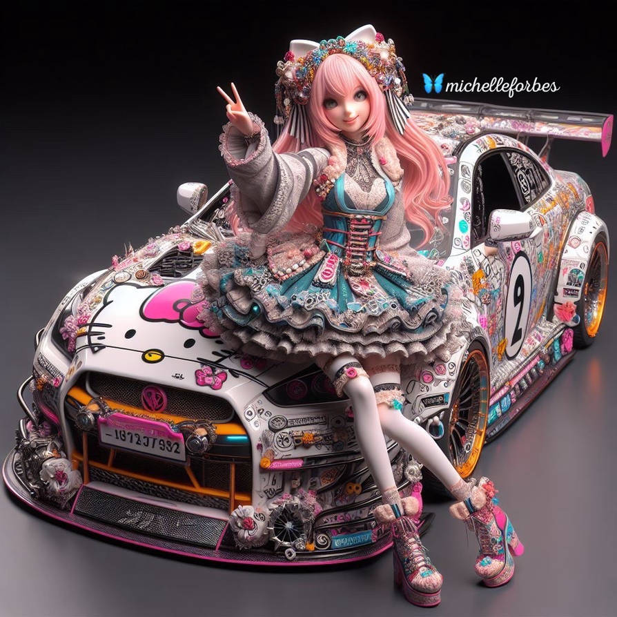 Anime Girls Laying Down Hello Kitty By Tlovemi On Deviantart