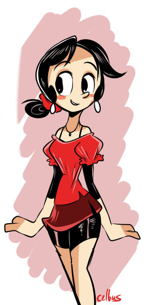 My Sweet Olive Oyl My Style By Ezstrongs On Deviantart
