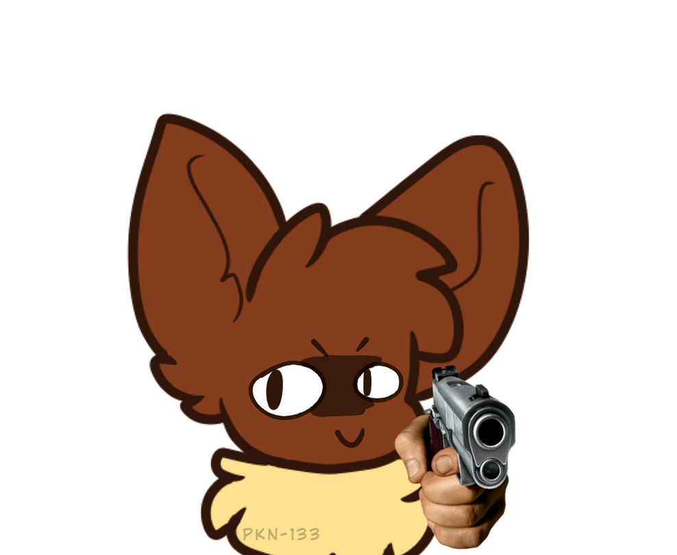 Eevee Has A Gun By Pkn 133 On Deviantart