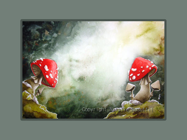 Two Toadstools Desktop by Natalie-Busuttil on DeviantArt