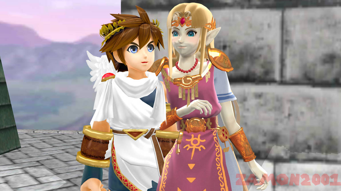 Pit X Zelda By Zamon2001 On Deviantart