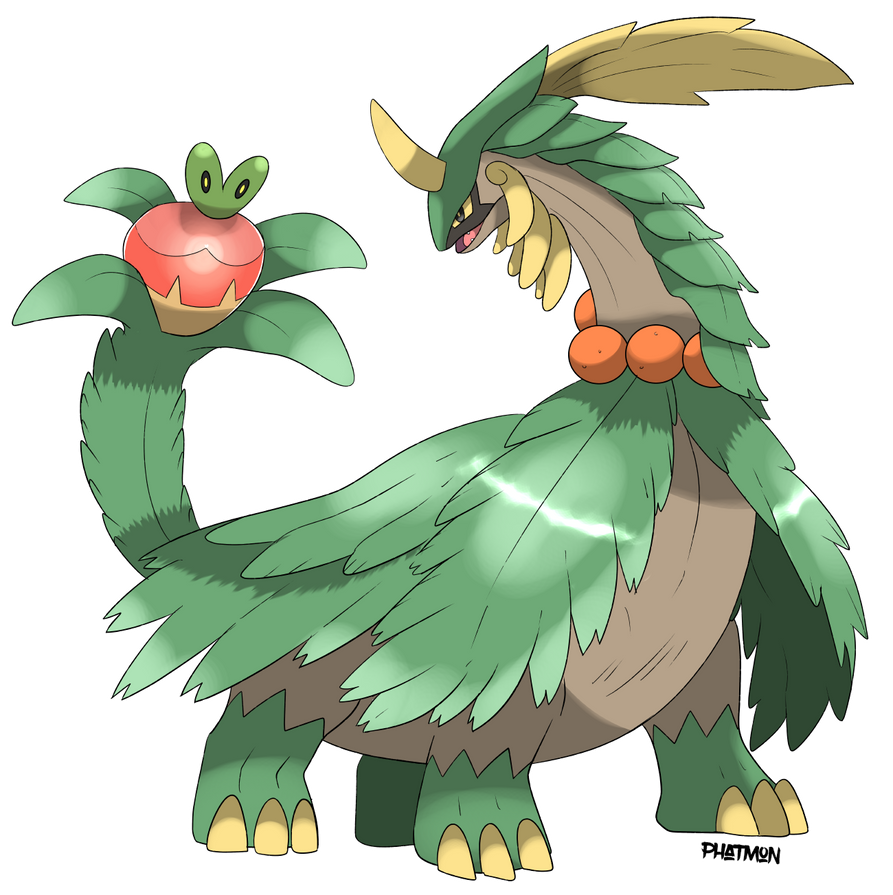 Mega Tropius Updated By Phatmon On Deviantart